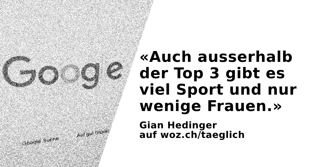 Wen die Schweiz auf Google sucht | WOZ Die Wochenzeitung