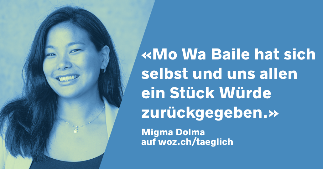 Mo Wa Baile: «No Longer A Victim» | WOZ Die Wochenzeitung